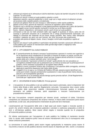 Regolamento di Polizia urbana - Comune Busto Arsizio | PDF