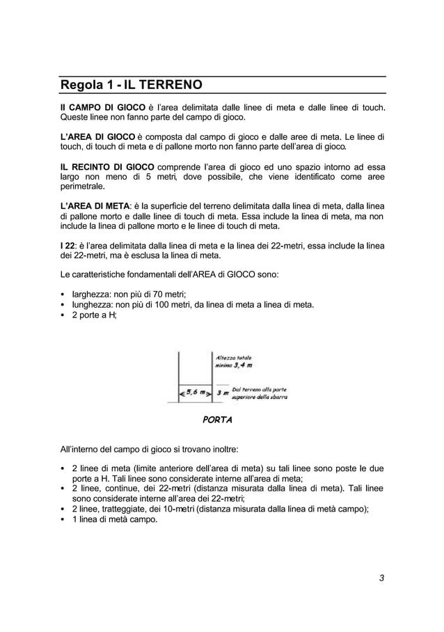 Regole Del Rugby | PDF