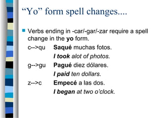 Reg preteritetense | PPT