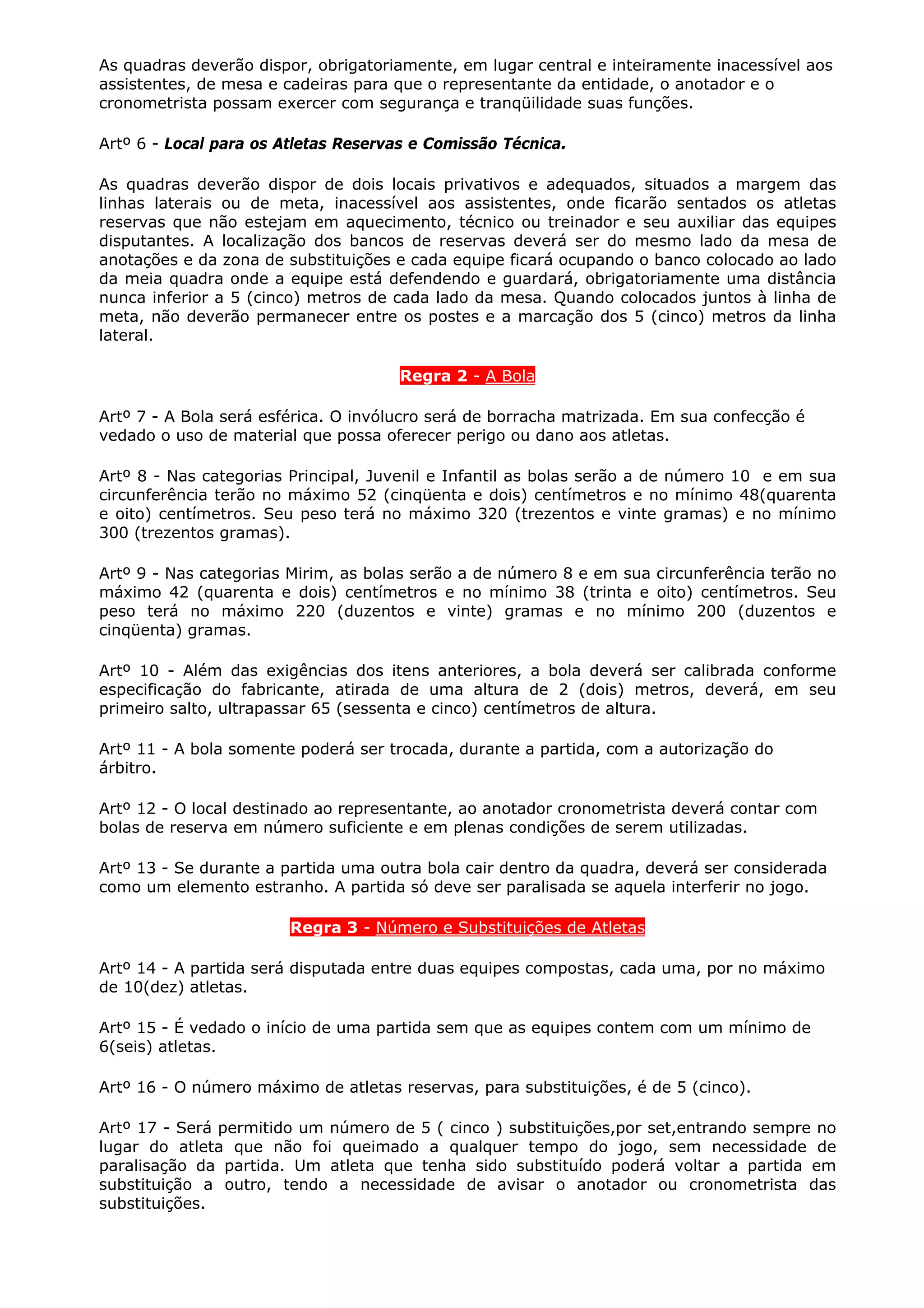 Regras de queimada | PDF