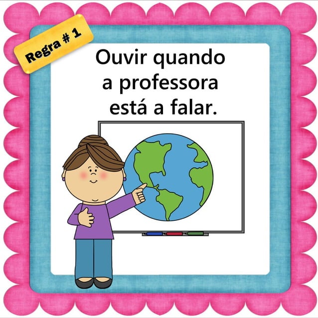 Regras de sala de aula