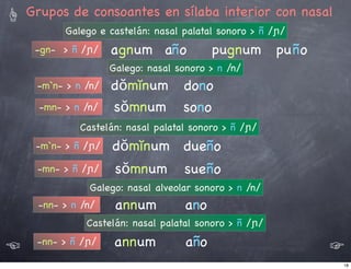 Regras evolución fonetica do latín ao galego e castelán (v1.4_xan_2013 ...