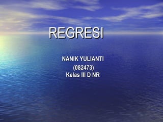 Regresi. | PPT