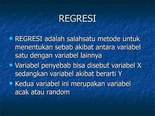 Regresi. | PPT