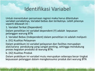 Regresi | PPTX