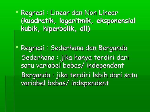 Regresi dan-korelasi | PPT