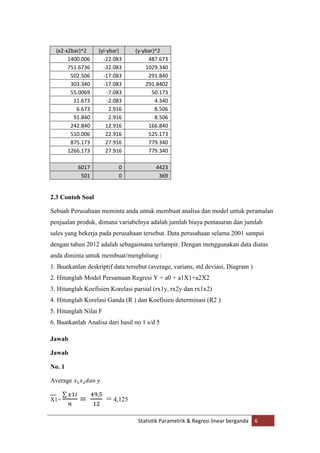 Regresi linear-berganda | DOCX