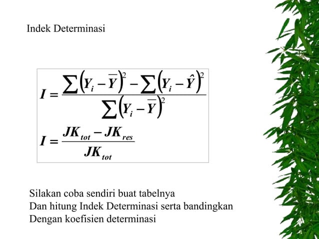 REGRESI-LINEAR-BERGANDA dengan menggunakan SPSS | PPT