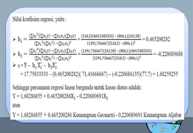 PPT Regresi Berganda | PPTX