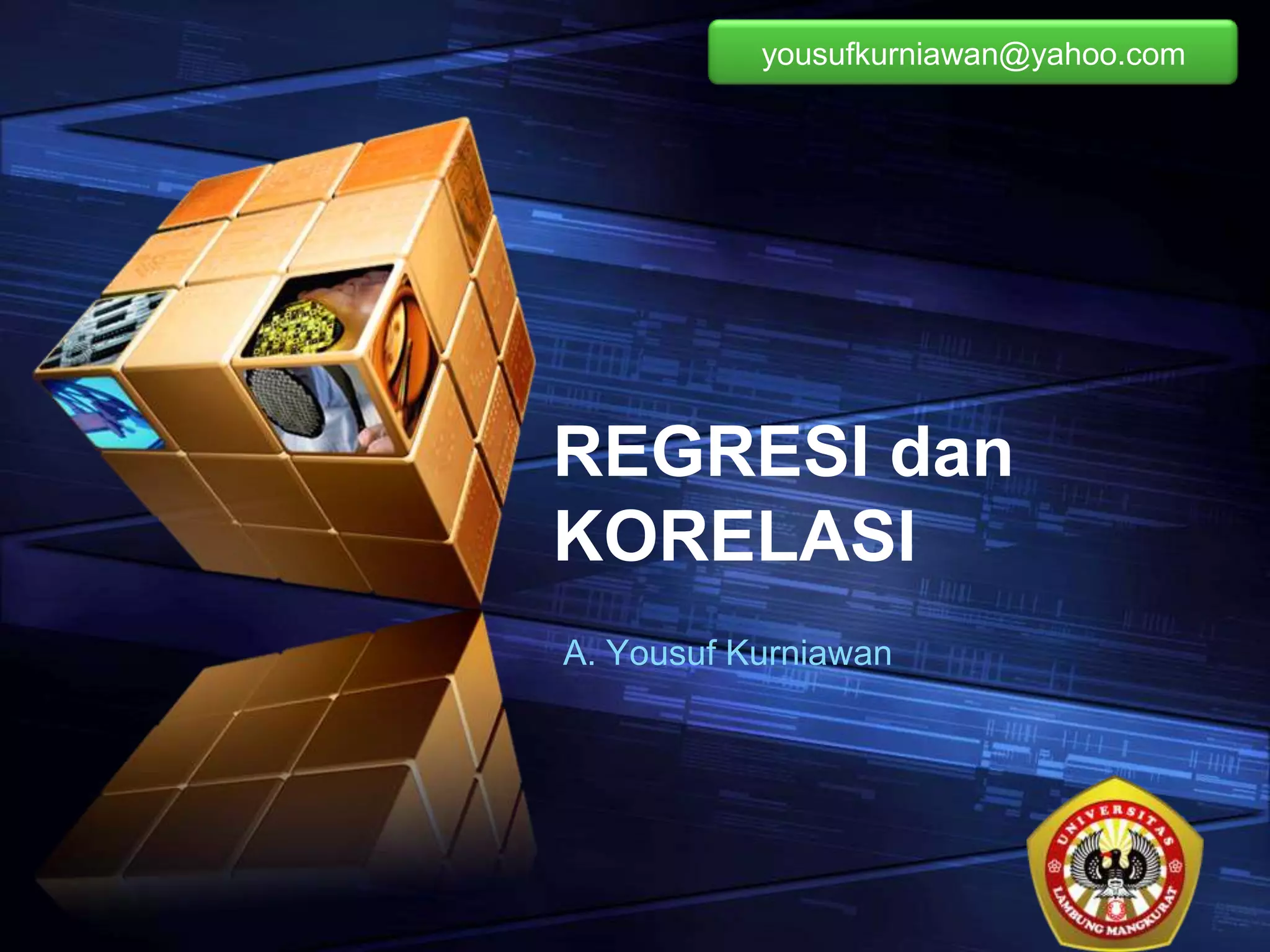 STATISTIKA-Regresi dan korelasi | PPTX