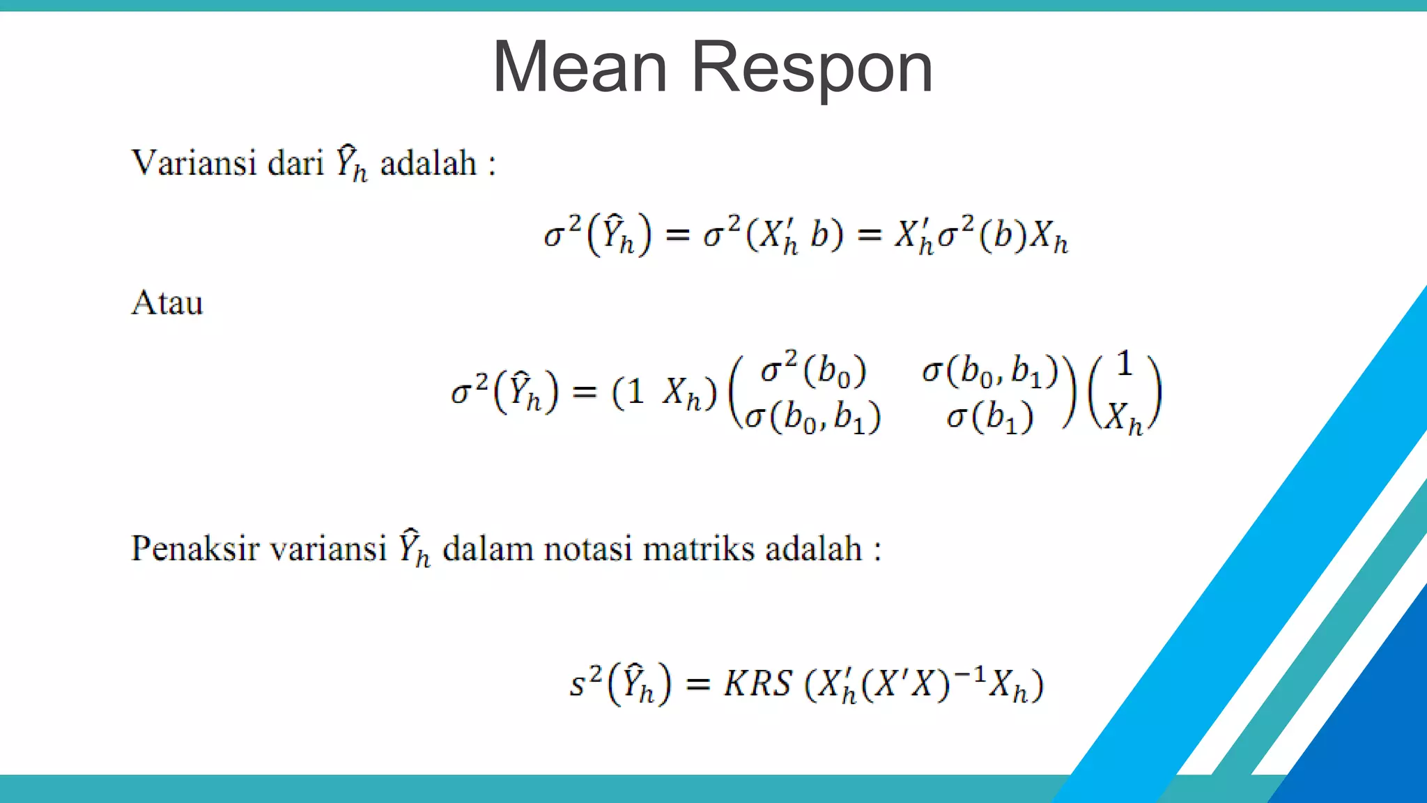 Regresi Dengan Pendekatan Matriks | PDF