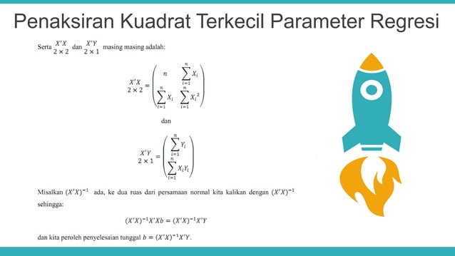 Regresi Dengan Pendekatan Matriks | PDF