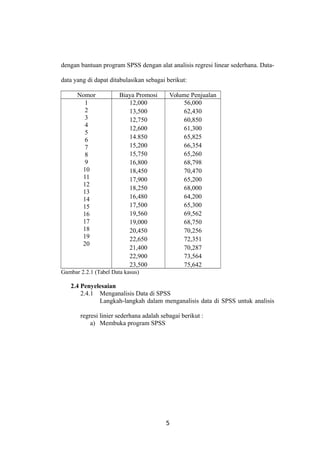 Regresi linear | PDF
