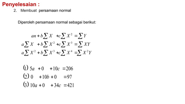 Regresi linear Nonlinear Statistic .pptx