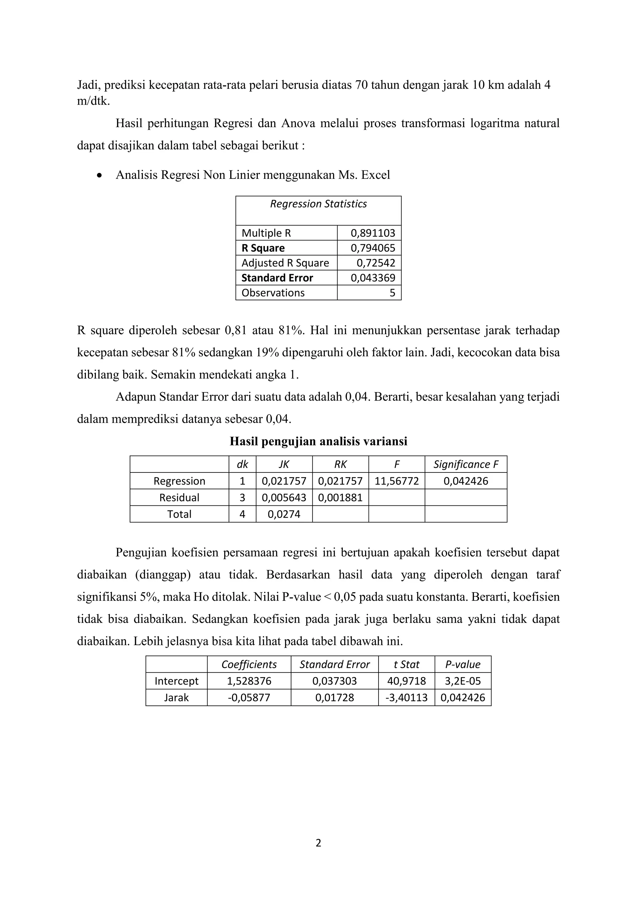 Regresi Non Linear | PDF