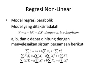 Regresi nonlinear&ganda | PDF