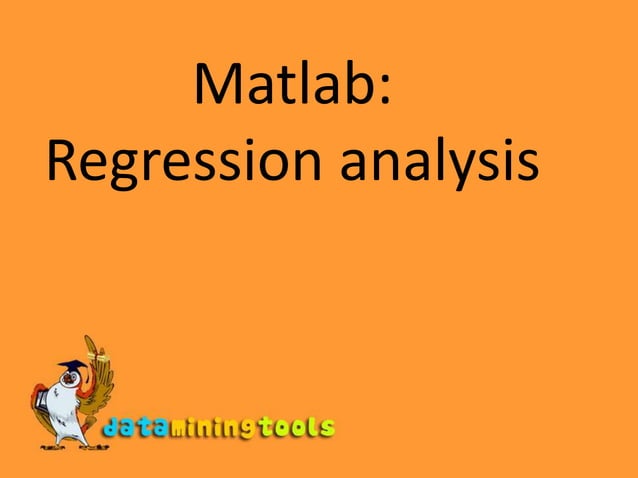Matlab:Regression | PPTX