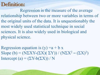 Regression | PPTX
