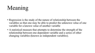 Regression | PPTX