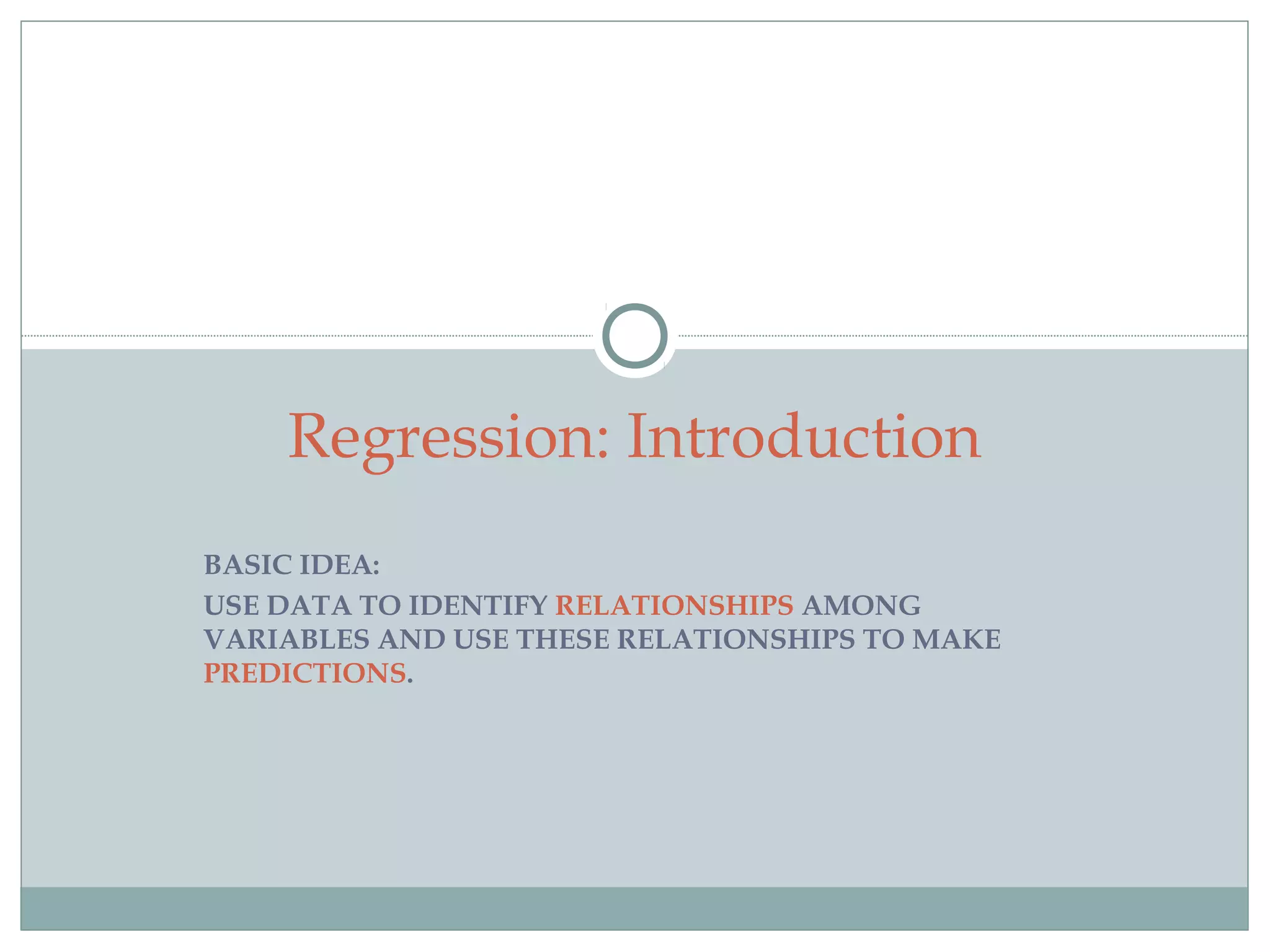 Regression | PPT