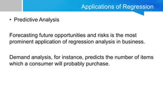 Regression & It's Types | PPTX | Technology & Computing