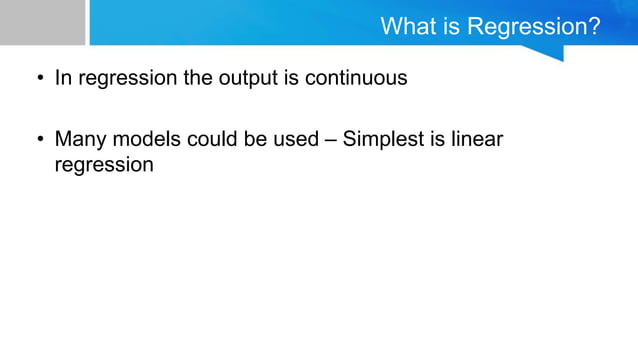 Regression & It's Types | PPTX | Technology & Computing