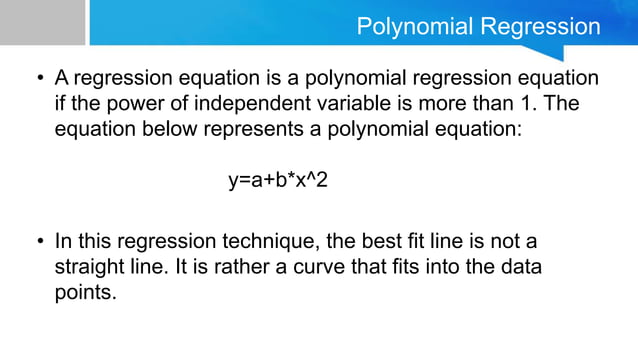 Regression & It's Types | PPTX | Technology & Computing