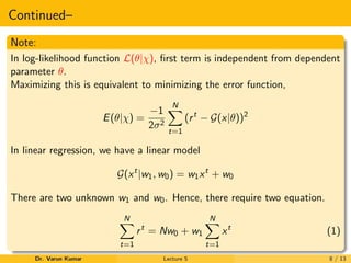 Linear Regression | PDF