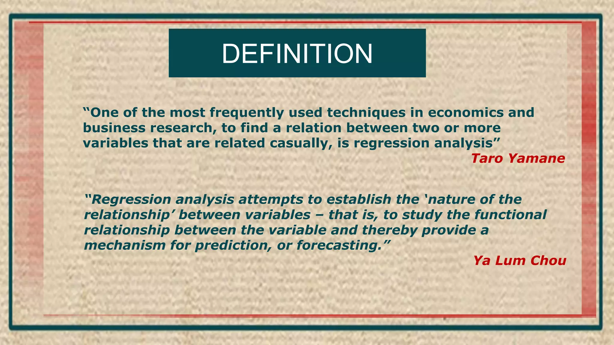 Regression | PPTX | Physics | Science