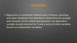 REGRESSION.pptx(unit4).pptx