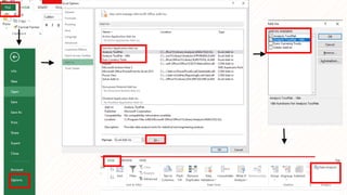 REGRESSION using M S EXcel and Spreadsheets | PPTX