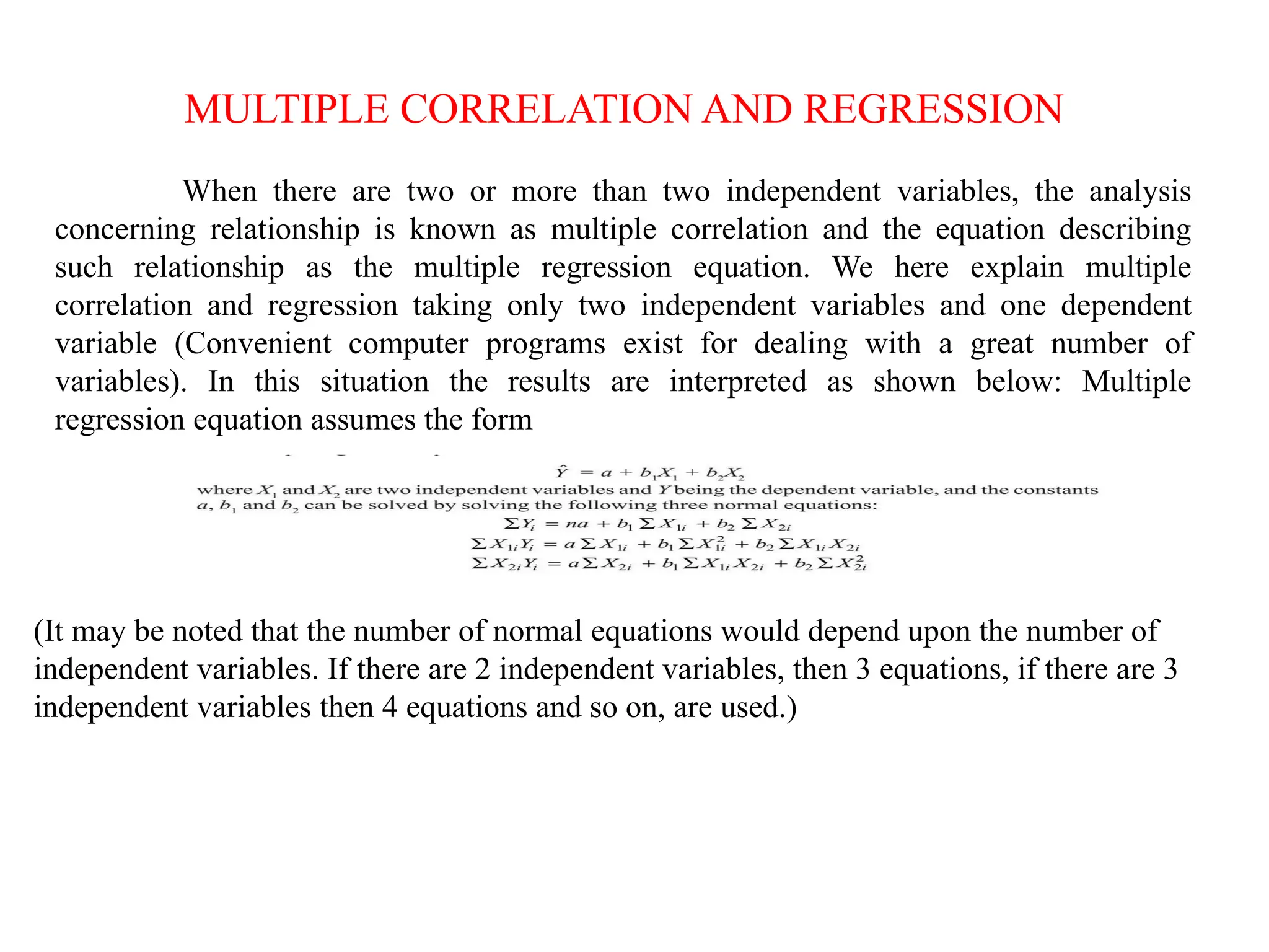 regression analysis /bio statistics/pptx | PPTX