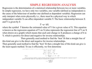 regression analysis /bio statistics/pptx | PPTX