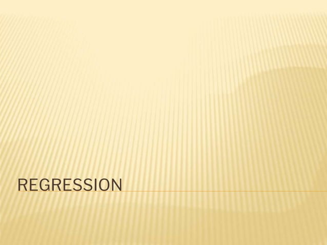Regression -Linear.pptx