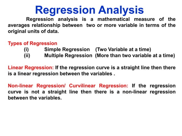 Regression Analysis | PPT