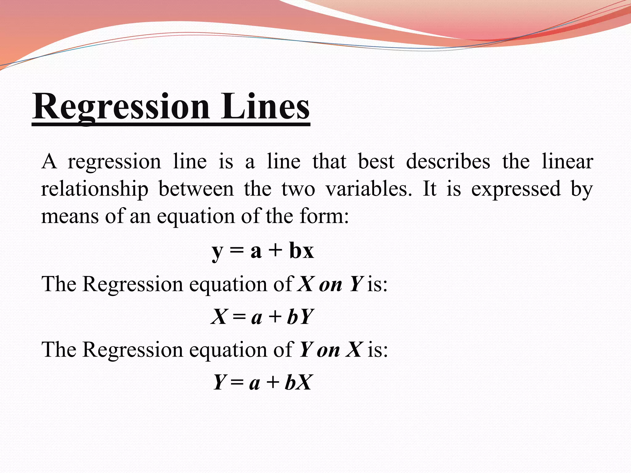 Regression analysis. | PPTX
