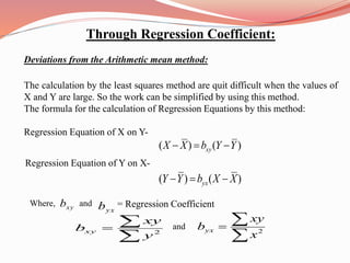 Regression analysis. | PPTX