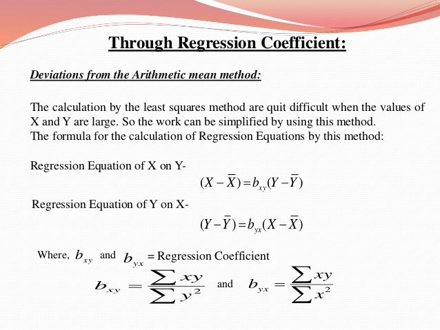 Regression analysis.