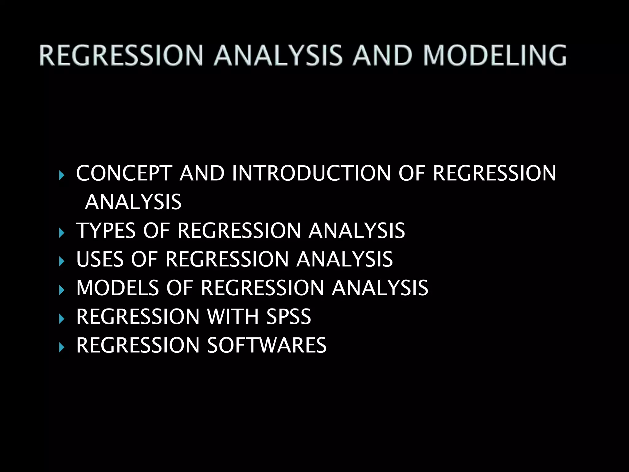 Regression analysis | PPT