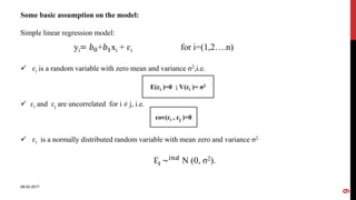 Basics of Regression analysis | PPTX