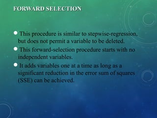 Regression analysis | PPT