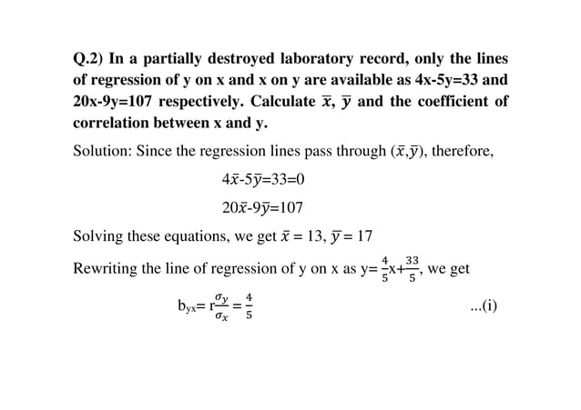 Regression analysis | PDF | Business Accounting & Finance | Business