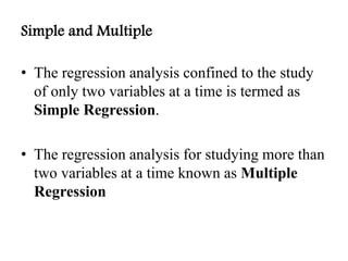 Regression analysis | PPTX | Physics | Science