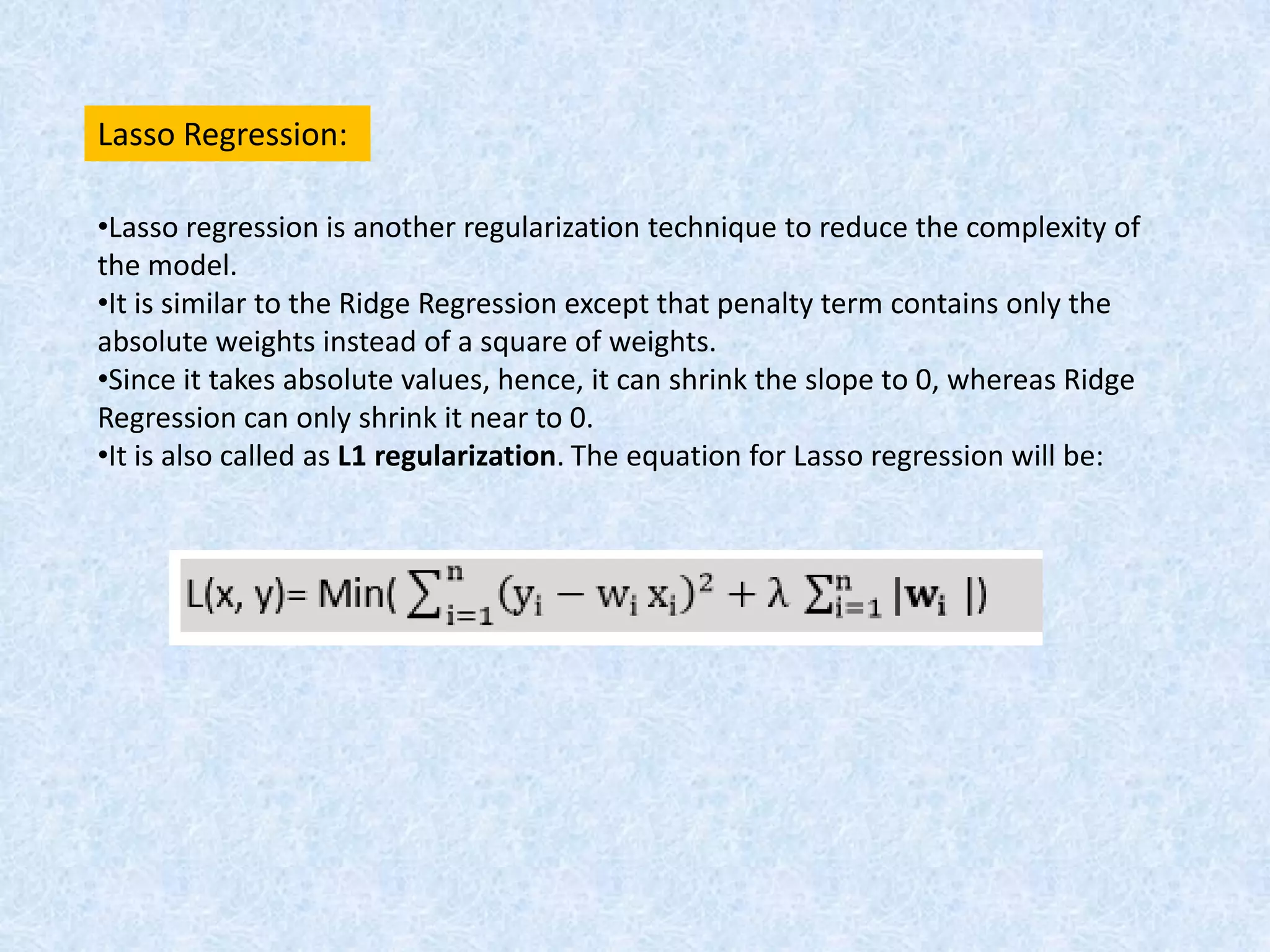 Regression analysis and its type | PDF