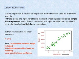 Regression analysis and its type | PDF
