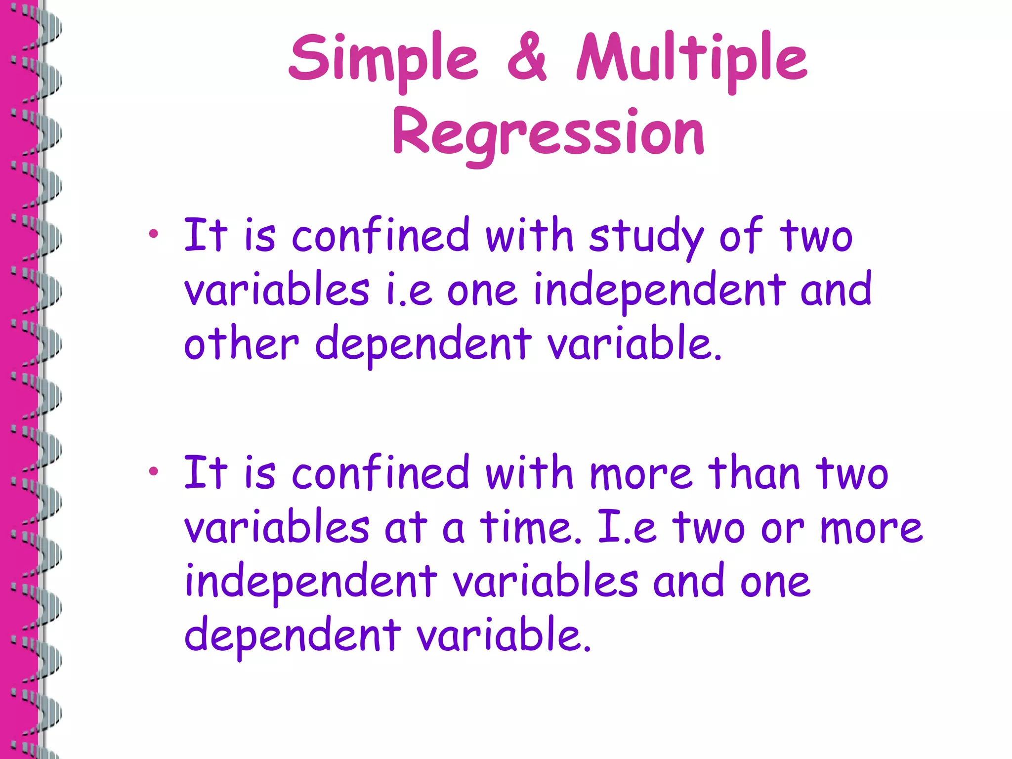 Regression Analysis.pptx | Technology & Computing