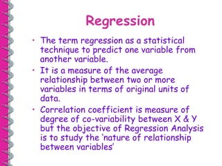 Regression Analysis.pptx | Technology & Computing