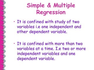 Regression Analysis.pptx | Technology & Computing