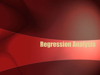 Regression Analysis.ppt