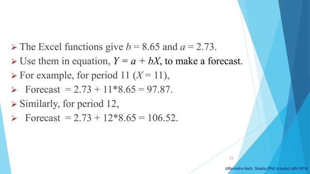 Regression analysis: Simple Linear Regression Multiple Linear ...
